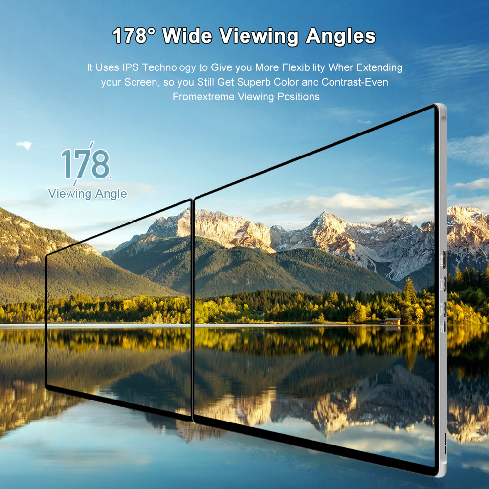 Factory Direct Sale 15.6 inch 4k Portable Touchscreen Monitor bezeless ...